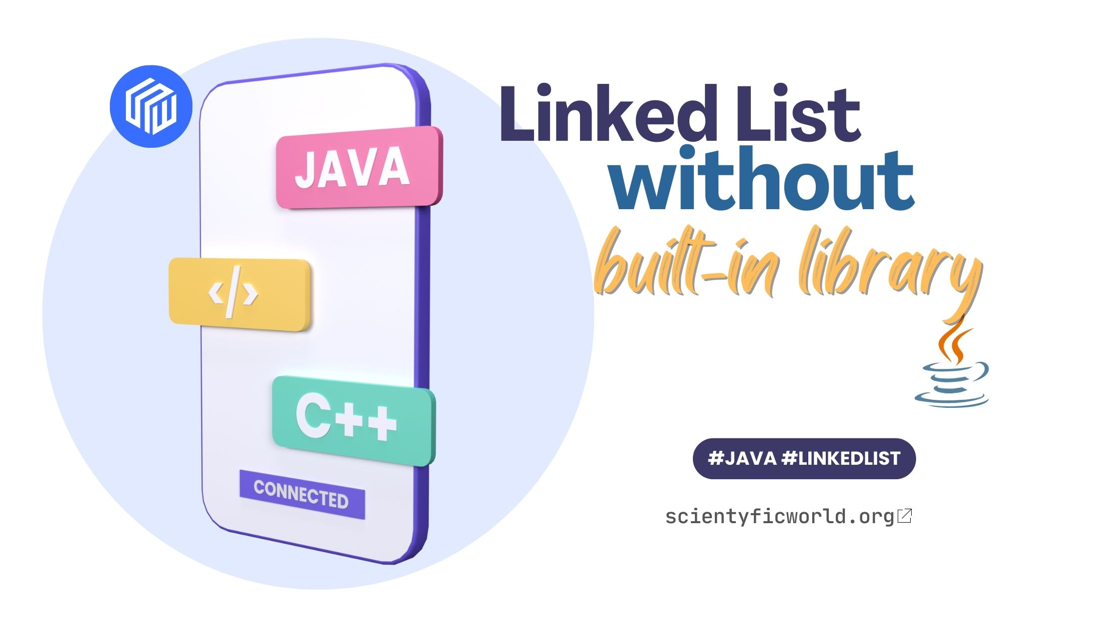 How To Implement Linked List Without Using The Built in Java Library