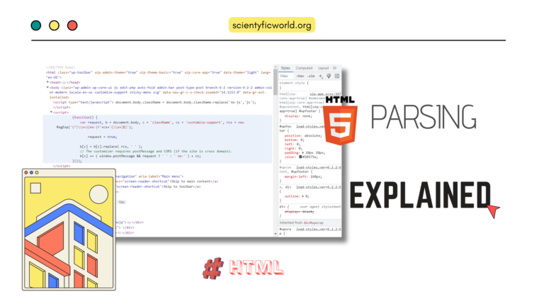 What Does HTML Parsing Mean? | Scientyfic World